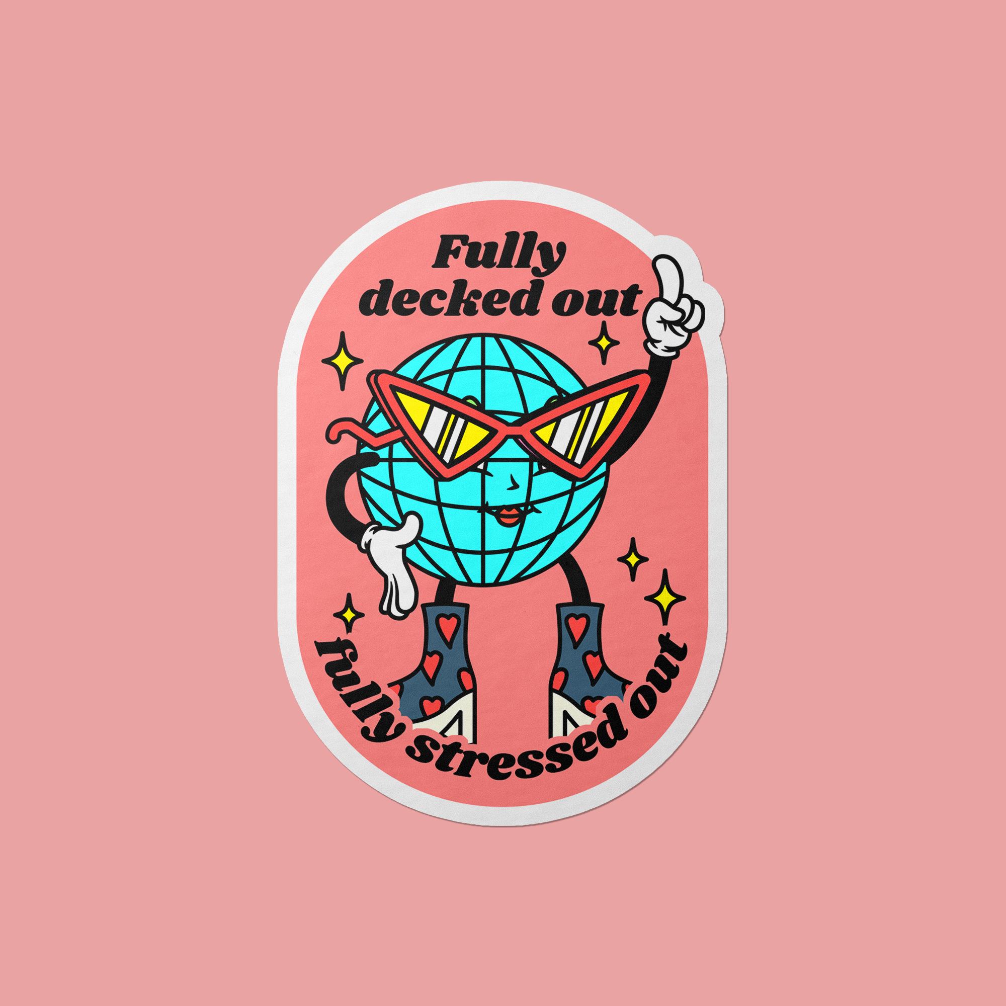 Fully Decked Out Vinyl Sticker – Gobi Prints Co.