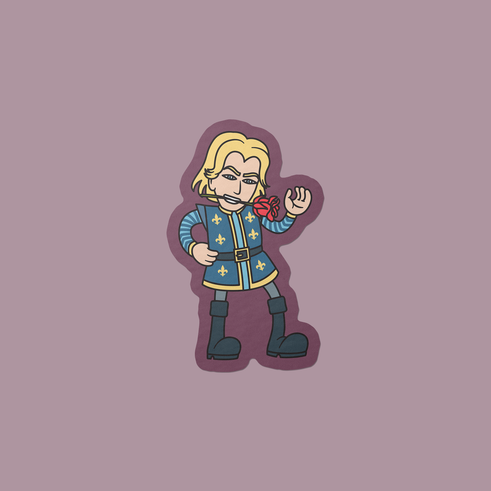 Prince Charming Vinyl Sticker – Gobi Prints Co.