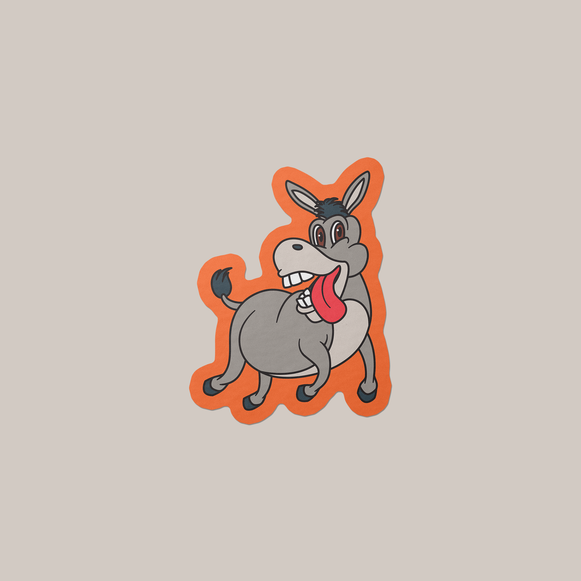 Donkey Vinyl Sticker – Gobi Prints Co.