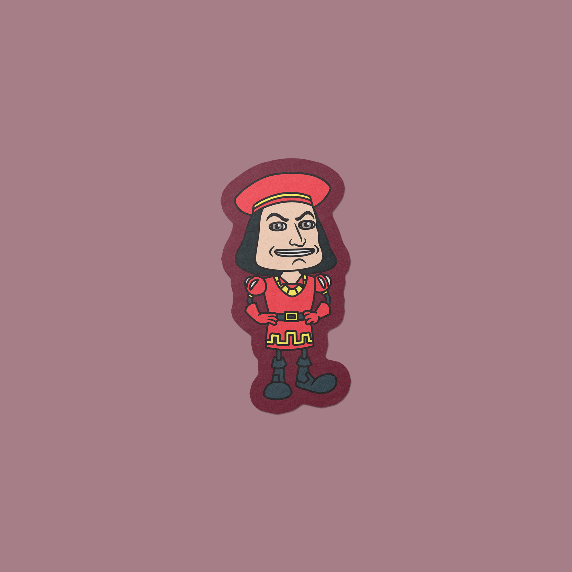 Lord Farquaad Vinyl Sticker – Gobi Prints Co.